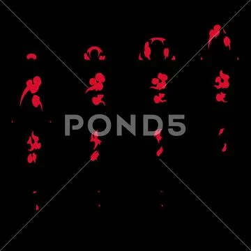 Explosion special effect fx animation frames sprite sheet. Clear ...