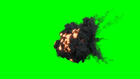 Explosion Transition, Green Screen Chrom... | Stock Video | Pond5