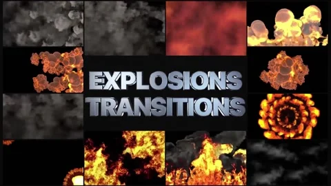 Explosion Transitions | After Effects ~ After Effects #160027454