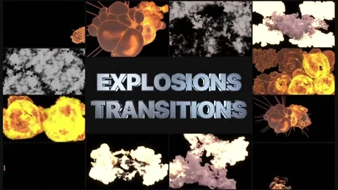 Explosion Transitions for After Effects ~ After Effects #187021589