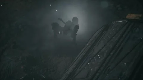 Explosions and death of the mech robot i... | Stock Video | Pond5