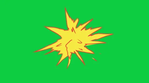 Explosions cartoon 2D hand drawn 4k anim... | Stock Video | Pond5
