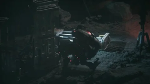 Explosions destroy mech in sci-fi battle... | Stock Video | Pond5