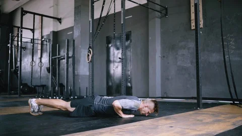 Explosive push ups diamond exercise. | Stock Video | Pond5