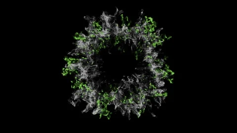 Explosive shock waves in alpha and green... | Stock Video | Pond5