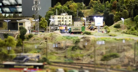 exposition of the movement of freight tr... | Stock Video | Pond5