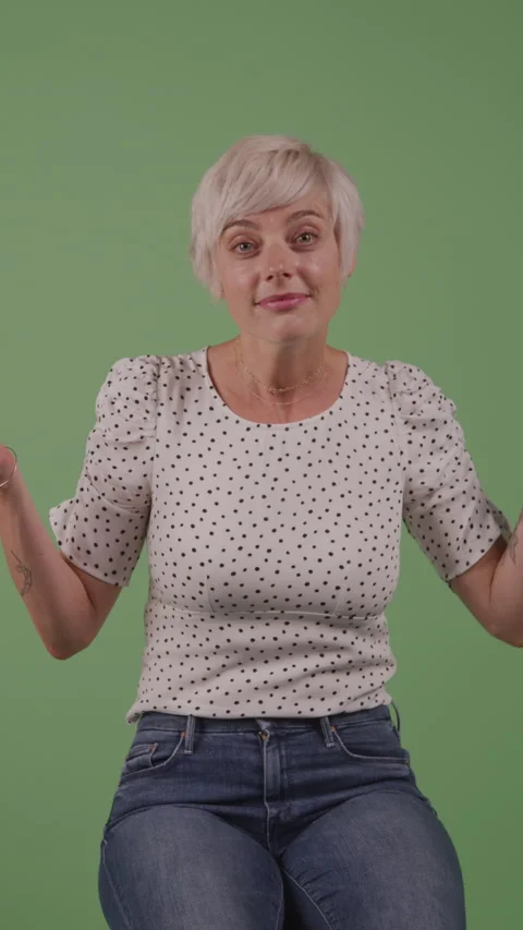 Expression of Uncertainty by Woman with ... | Stock Video | Pond5