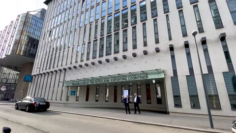 Exterior Footage of the OPEC Headquarters in Vienna Wien Austria