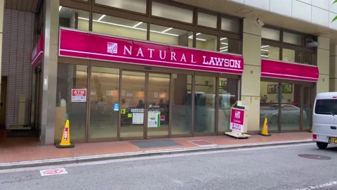The exterior of a Natural Lawson conveni... | Stock Video | Pond5