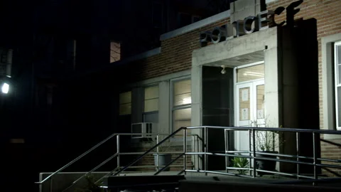 Police Station Exterior Stock Video Footage | Royalty Free Police ...