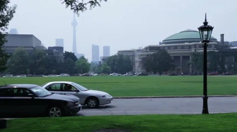 Exterior shot of the Convocation Hall at... | Stock Video | Pond5