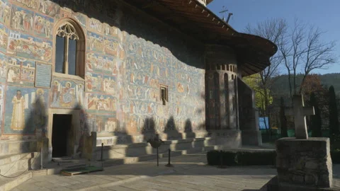 Exterior view of the famous medieval wal... | Stock Video | Pond5