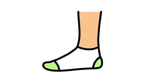 Sock Icon Stock Video Footage | Royalty Free Sock Icon Videos | Pond5