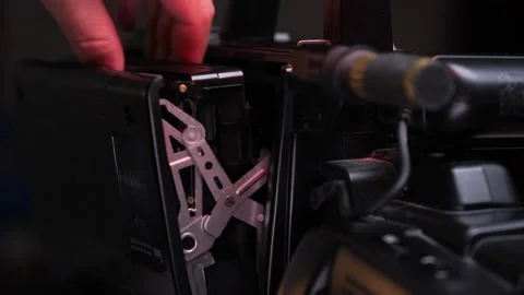 extracting an old vhs cassette from a vi... | Stock Video | Pond5