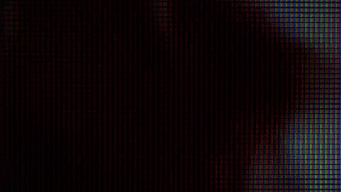 Extreme macro view of LED matrix, monito... | Stock Video | Pond5