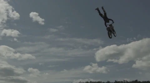 Motorcycle Trick Stock Footage ~ Royalty Free Stock Videos | Pond5