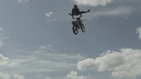 Motorcycle Jump Stock Video Footage | Royalty Free Motorcycle Jump ...