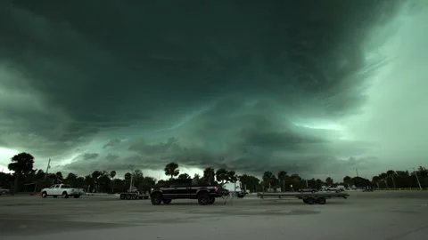 Extreme Supercell thunderstorm Time Laps... | Stock Video | Pond5