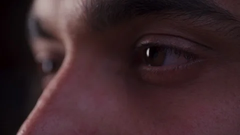 An EXTREME THREE-QUARTERS CLOSEUP SHOT o... | Stock Video | Pond5