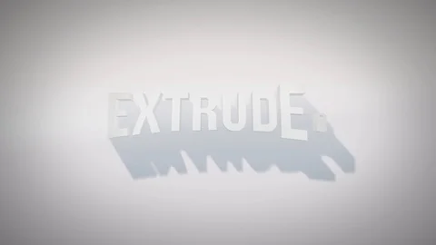 After Effects Template: Extruded Title Reveal #102910669