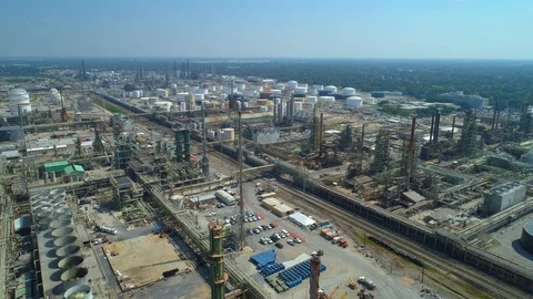 Exxonmobil Baton Rouge Refinery Stock Video Footage | Royalty Free ...