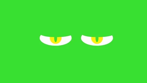 Eye Blinking Green Screen Animation Loop... | Stock Video | Pond5