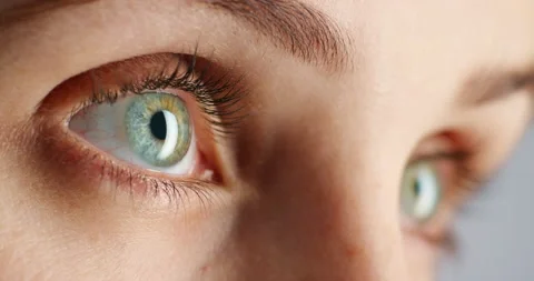 Eye, eyesight and vision of woman with g... | Stock Video | Pond5