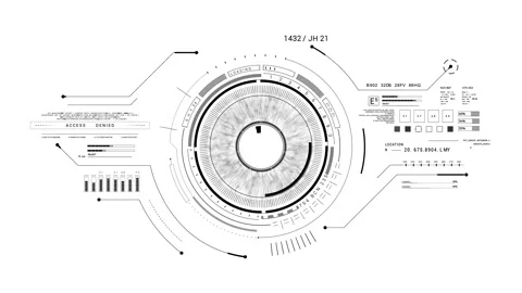 Eye Infographic Stock Video Footage | Royalty Free Eye Infographic ...