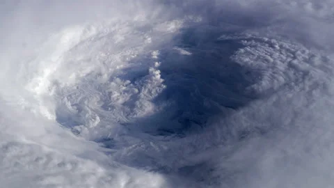 The eye of Hurricane Isabel as seen from... | Stock Video | Pond5