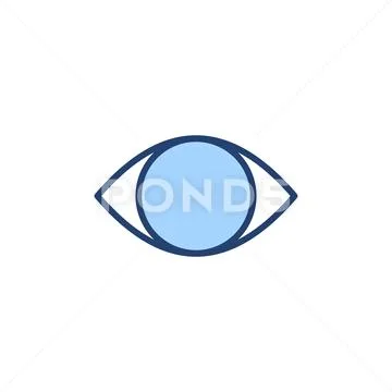 Eye icon vector. Eye sign and symbol. Look and Vision icon. ~ Clip Art ...