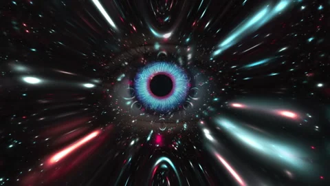 Eye Iris Ripple Cosmic In Outer Space ba... | Stock Video | Pond5