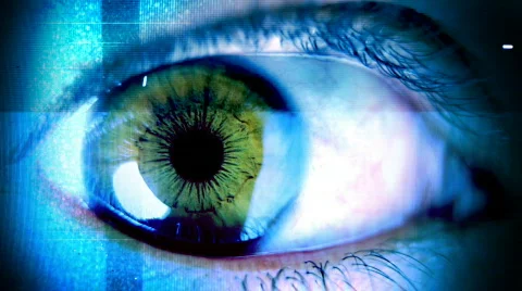 eye static information computer data med... | Stock Video | Pond5