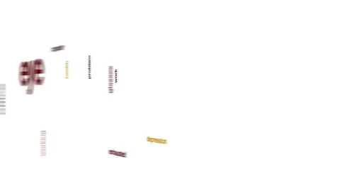 Eye strain animated word cloud. | Stock Video | Pond5