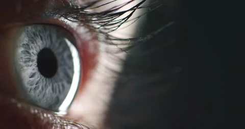 Eye of woman, surveillance vision human ... | Stock Video | Pond5