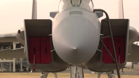 F-15 E-X EAGLE 2 FIGHTER JET COCKPIT OPE... | Stock Video | Pond5