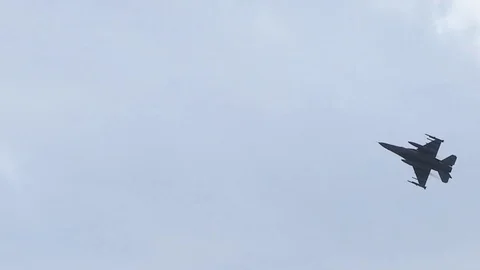F-16 Fighting Falcon in flight during bo... | Stock Video | Pond5