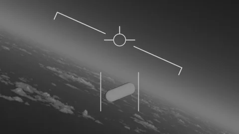 F-18 HUD View UFO | Stock Video | Pond5