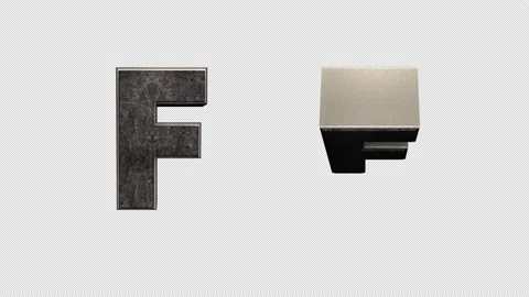 F Letter Animation