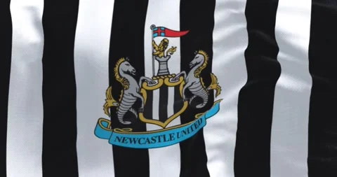 Fabric background with the Newcastle Uni... | Stock Video | Pond5