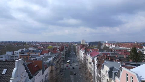 Fabulous aerial top view flight German S... | Stock Video | Pond5