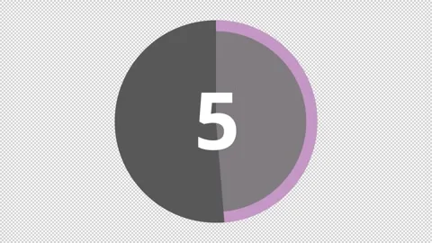 Fabulous50S 10 Sec pink Countdown Timer ... | Stock Video | Pond5