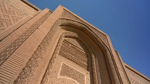 Facade of Abbasid palace, Baghdad in Ira... | Stock Video | Pond5