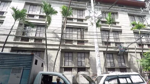 Facade of AMOSUP Seamen Center Annex Bui... | Stock Video | Pond5