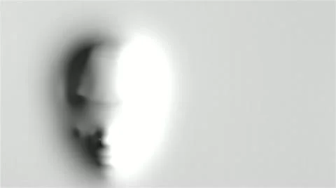 Face appearing in cloth animation | Stock Video | Pond5