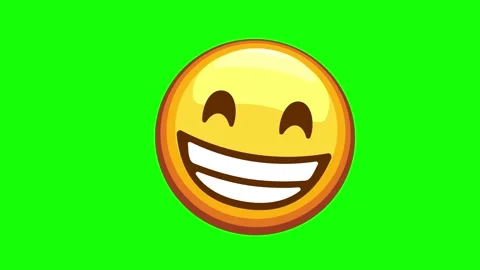 face emoji on green screen | Stock Video | Pond5