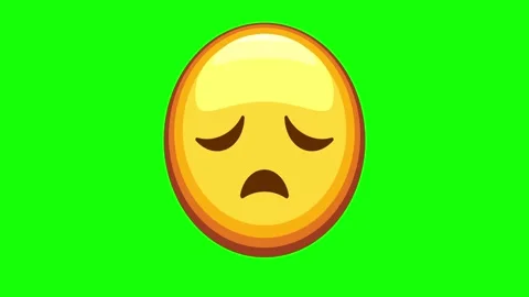 face emoji on green screen | Stock Video | Pond5