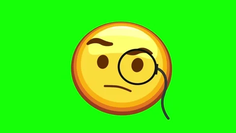 face emoticon animation on green screen | Stock Video | Pond5