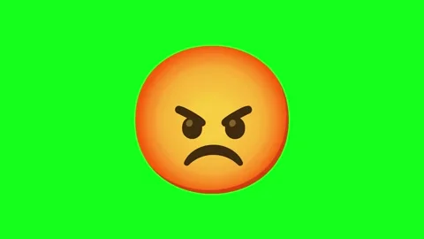 face emoticon animation on green screen | Stock Video | Pond5