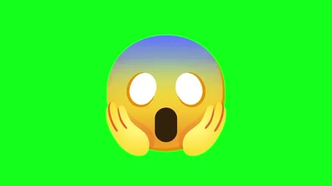 face emoticon animation on green screen | Stock Video | Pond5