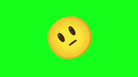 face emoticon animation on green screen | Stock Video | Pond5